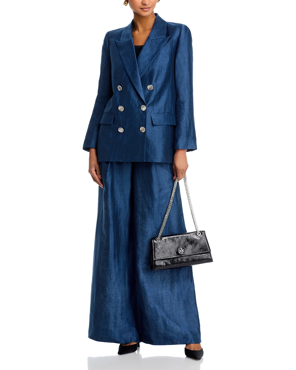 L'AGENCE Allanah Mid Rise Wide Leg Pants